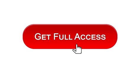 전체 액세스 웹 인터페이스 버튼 마우스 커서 붉은 색 클릭 가득 찬에 대한 스톡 벡터 아트 및 기타 이미지 가득 찬 개념 건설 현장 Istock