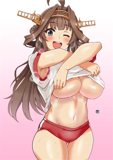 Aoi Manabu Kongou Kancolle Kongou Kai Ni Kancolle Kantai