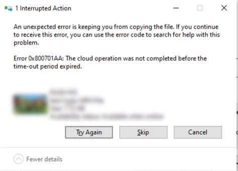 How To Fix Onedrive Error Code 0x800701aa Bugsfighter