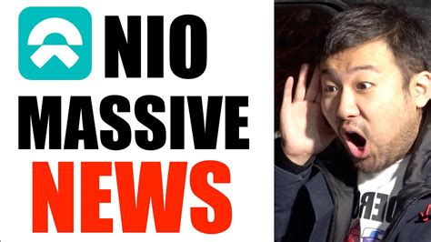 Nio Stock News Nio Manager Told Me This Youtube