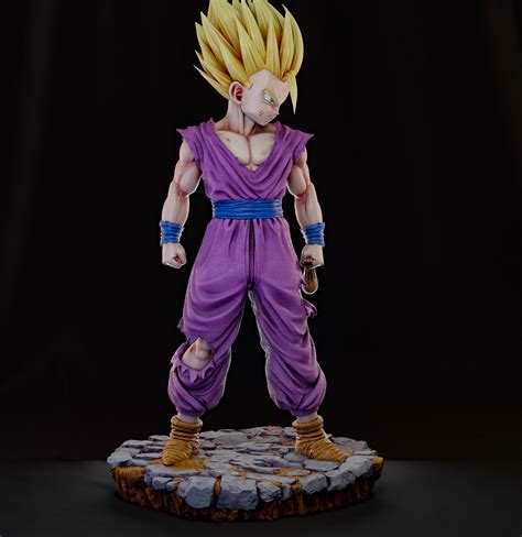 Modèle 3d Stl Gohan Ssj2 Dbz Etsy