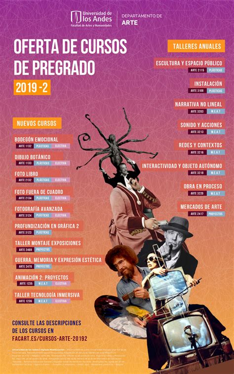 Nueva Oferta De Cursos Y Talleres Del Departamento De Arte
