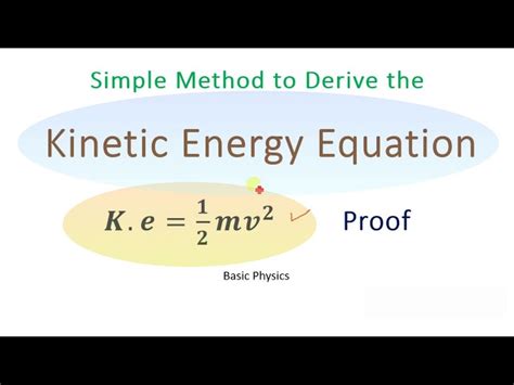 Kinetic Energy Definition Formula Derivation In Electrical Formulas