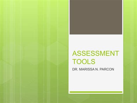 Assessment Toolspptx