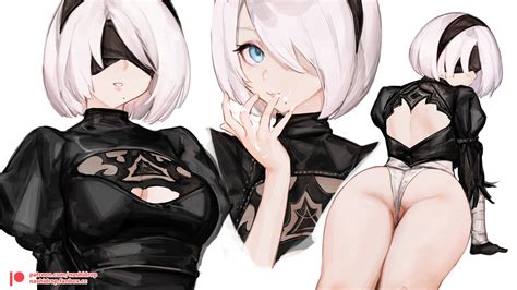Download Wallpaper Sexy Girl Nier Automata Section Shonen In Resolution X