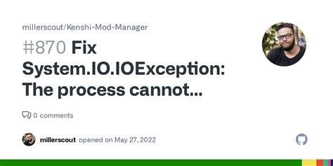 Fix Systemioioexception The Process Cannot Access The File Cuserscjh12appdatalocaltemp