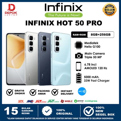 Jual Infinix Hot Pro Nfc Gb Hz Amoled Mah New Garansi Resmi Shopee Indonesia