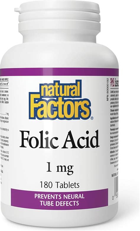 Natural Factors Folic Acid News And Prices At Priceplow