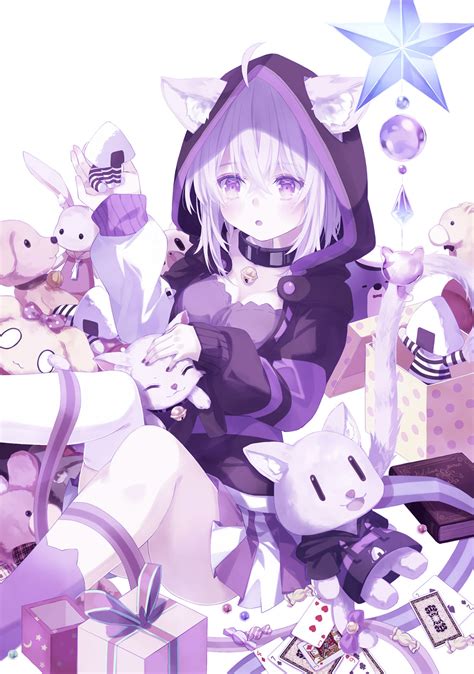 Nekomata Okayu And Onigirya Hololive Drawn By Hao Danbooru