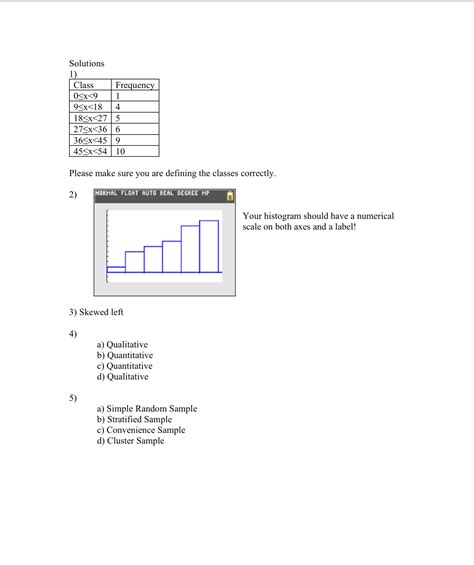 Sta 1200 Practice Quiz 1 Here Is A Set Of Data