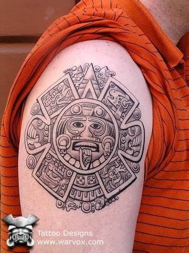 Mayan Calendar Tattoos For Guys