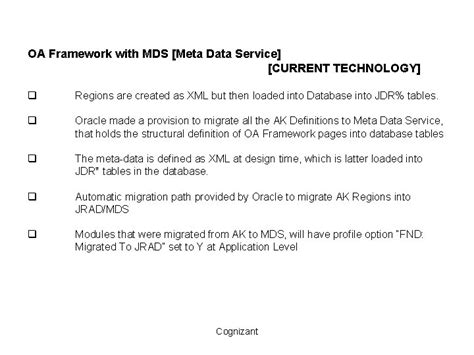 Brief History Of Oa Framework And Its Future