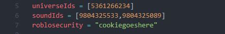 Python Script For Bulk Sound Permission Granting Community Resources Developer Forum Roblox