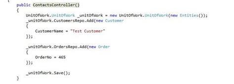 Unit Of Work In Repository Pattern