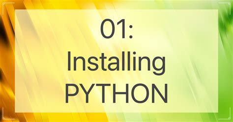 Installing Python Idiagress