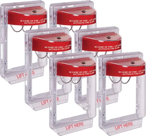 Sti Sti 1100cp6 Fire Alarm Cover Red Uk Diy And Tools