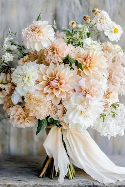 Wedding Floral Neutral And Green Wedding Bouquets Green White And