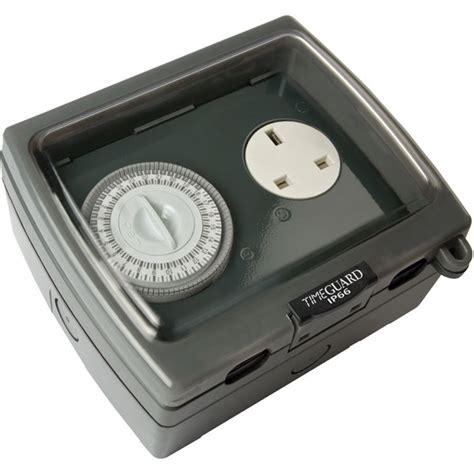 Timeguard Tgv203 Weathersafe Vision 2 Gang 13a Timer And Socket Rapid Electronics