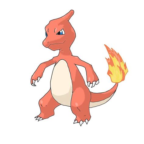关都5火焰宝可梦，火恐龙リザード插画图片 Bobopic