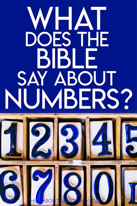 Insight Into The Biblical Meaning Of Numbers Artofit