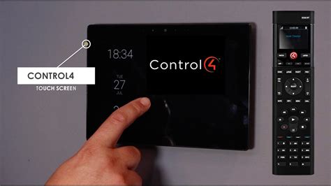 How To Use The Control4 Touch Screen Full Walkthrough Electricus Audio Visual Youtube