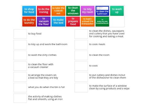Synchronize U Vocabulary Matching Game Match Up