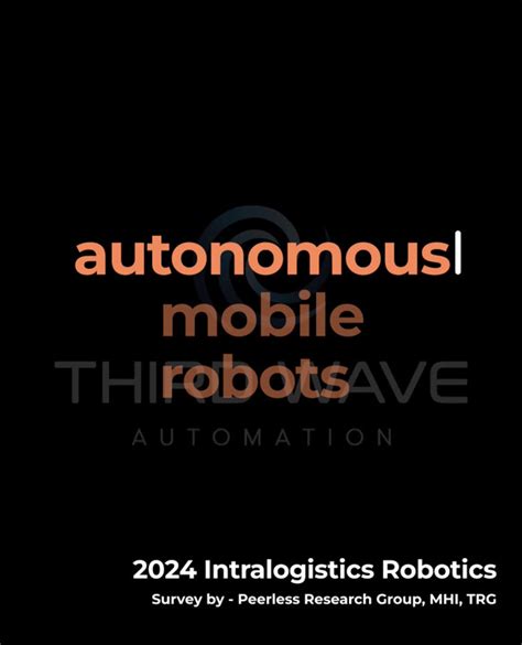Video Third Wave Automation On Linkedin 2024 Intralogistics Robotics Survey Robotics In The