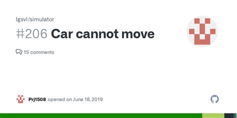 Car Cannot Move · Issue 206 · Lgsvl Simulator · Github