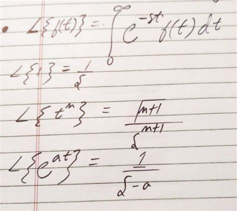 Engineering Mathematics Laplace Transform