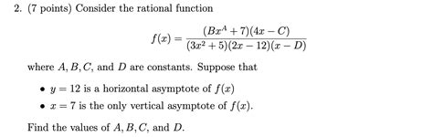 Solved 7 ﻿points ﻿consider The Rational