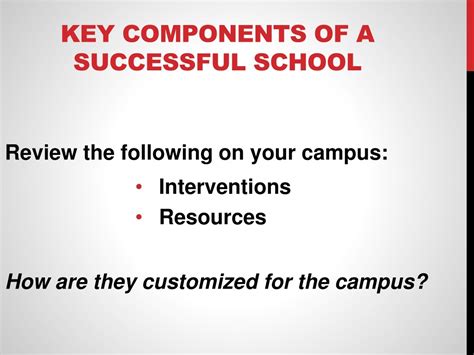 Ppt Enhancing School Success Critical Factors For Improvement