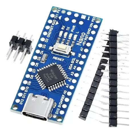 Arduino Nano V3 Atmega328 Usb C Regletas Sin Soldar Sin Ca Mercadolibre
