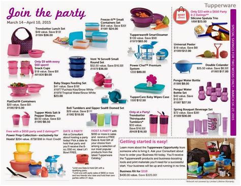 James Pickering Independent Tupperware Consultant Current Tupperware