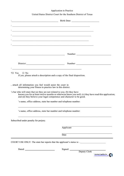 Application To Practice Printable Pdf Download
