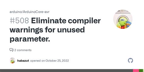 Eliminate Compiler Warnings For Unused Parameter · Issue 508