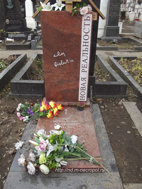 Новодевичье кладбище Белютин Элий Михайлович 1925 2012