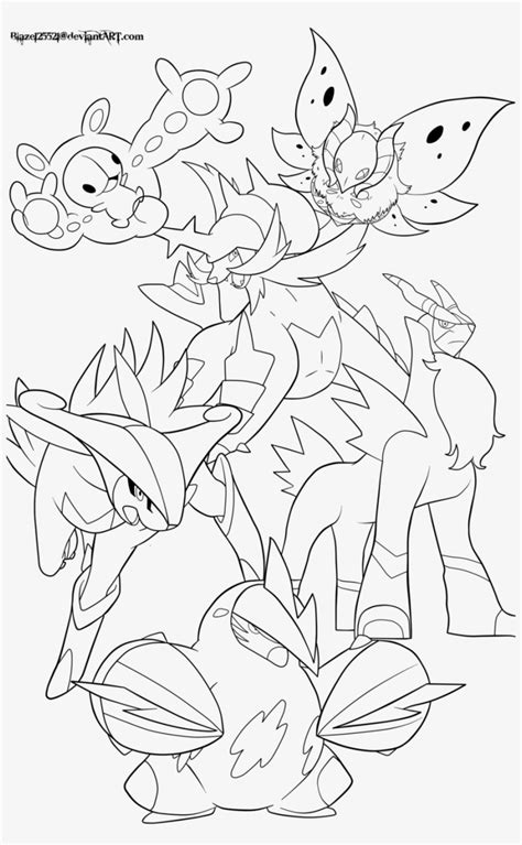 Coloring Pages Legendary Pokemon