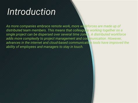 Communication Strategies For Distributed Teams Ppt