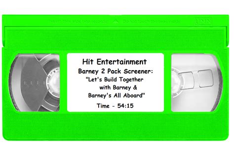 Opening And Closing To Barney Lets Build Together And All Aboard 2003