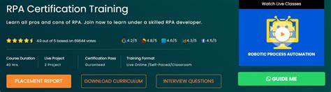 Top 10 Robotic Process Automation RPA Course In India Analytics Jobs