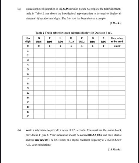 solved question 3 25 marksi a pic18f458 microcontroller is