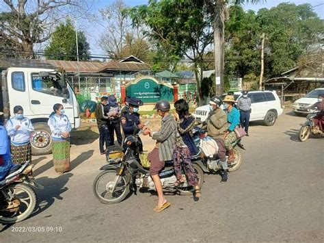 ကသာမြို့၌ ပြည်သူများအား ကိုဗစ် ၁၉ရောဂါ ကာကွယ်တားဆီးရေး Mask Campaign ပ