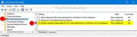 Enable Or Disable Windows To Go Using Sleep On Windows PC Tutorials