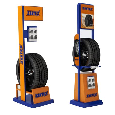 Factory Direct Premium Steel Wheel Display Stand Customized Auto