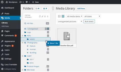 Physical Organization Of Wordpress Media Library Real Media Library