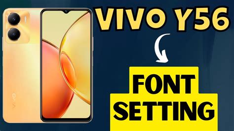 Vivo Y Font Setting Change Font Style YouTube