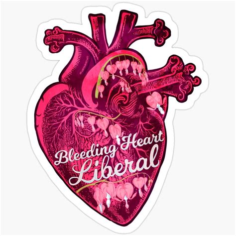 Kira Sticker Bleeding Heart Liberal T For You Phone Stickers