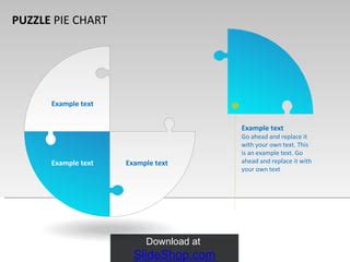 Puzzle Pie Chart PPT