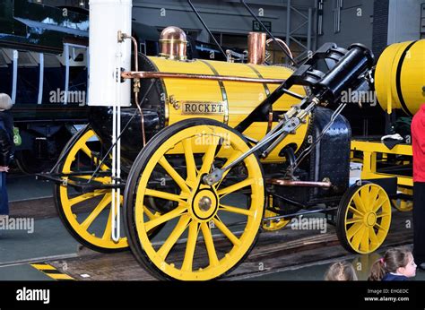 Replica Of Stevenson S Rocket Stock Photo Alamy