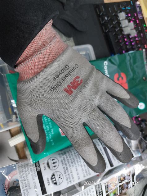 3m 작업용 장갑 비교 프로그립 1000 2000 3000 And 컴포트 그립 등